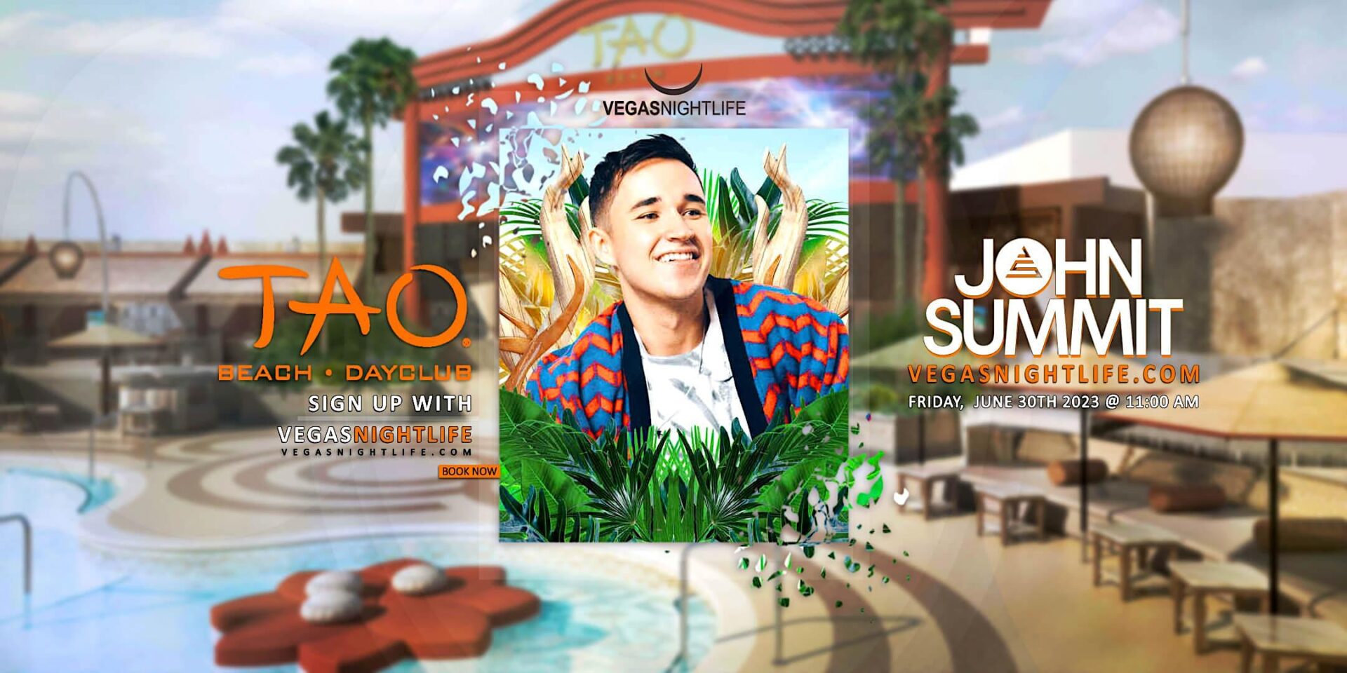John Summit | July 4th Weekend Pool Party | TAO Beach - VIP Nightlife