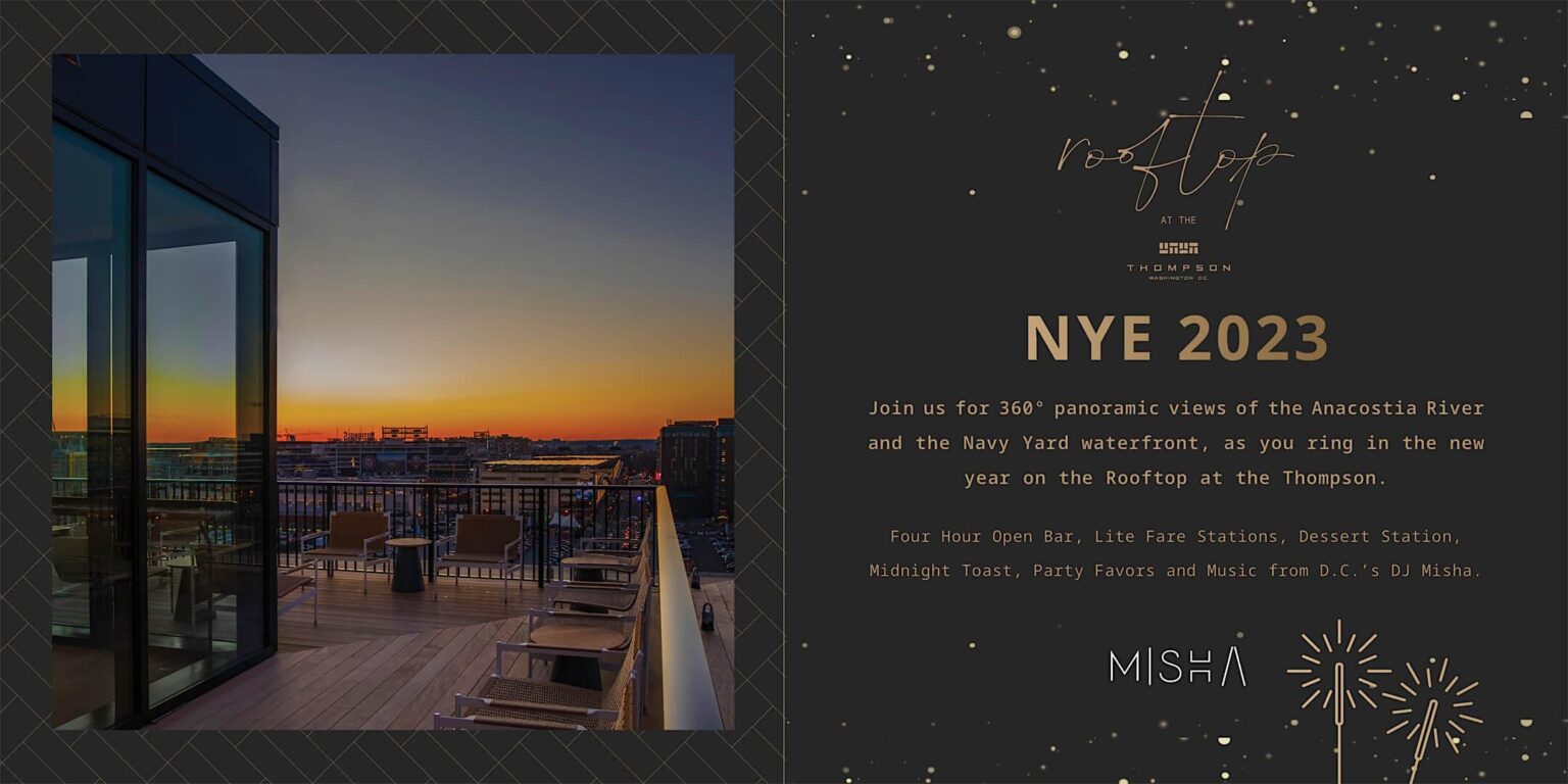 Thompson Washington DC Rooftop New Years Eve Party - VIP Nightlife